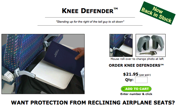 The Knee Defender Is Not A "Necessary Deterrent" | One Mile at a Time