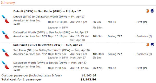 Cheap Business Class Tickets To Brazil! | One Mile at a Time