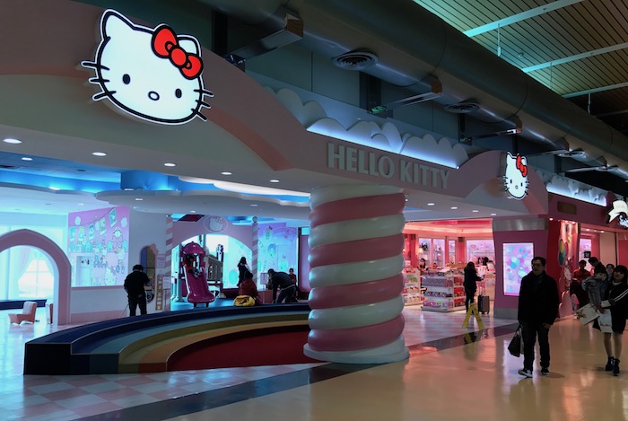 Hello Kitty Check In Counter Taoyuan Airport Taipei