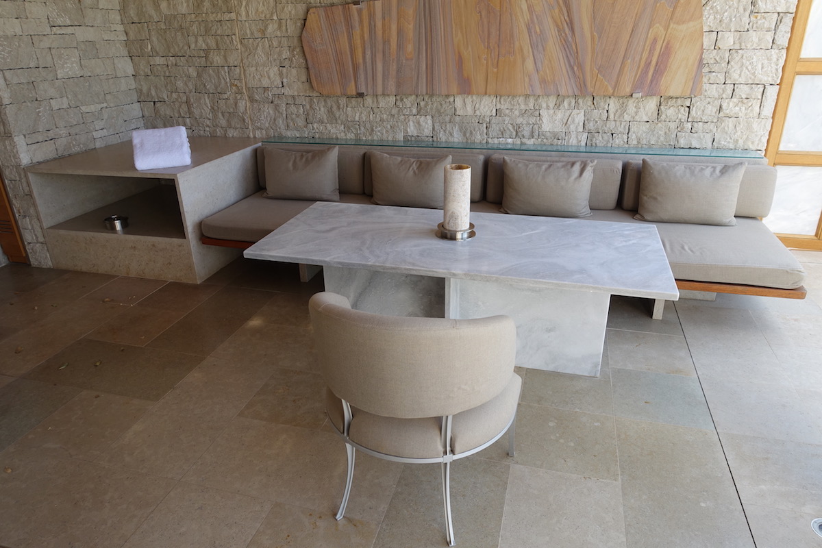 Review: Amanzoe Pool Pavilion | One Mile at a Time