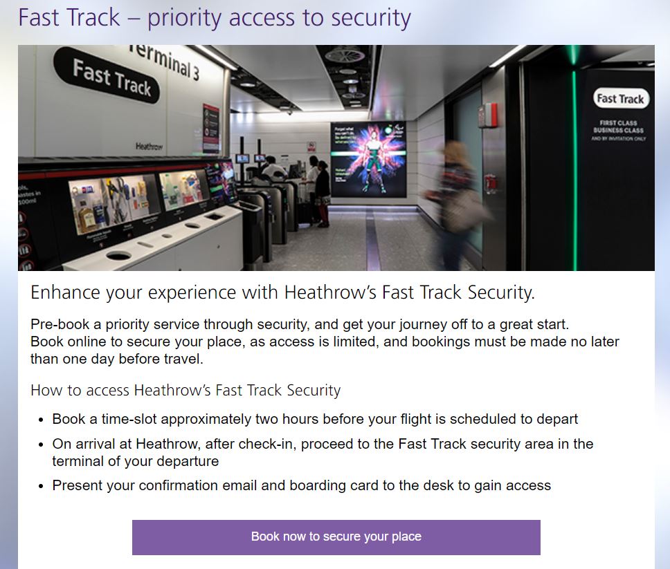 Heathrow Is Now Selling Fast Track Security Passes - But Is It Worth It ...
