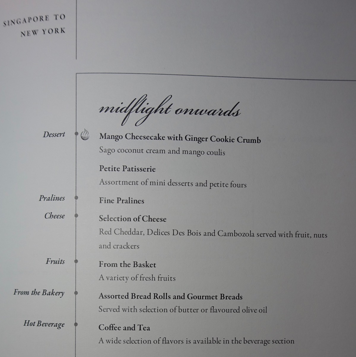 Singapore Airlines' Illogical Business Class Meals On The World's ...