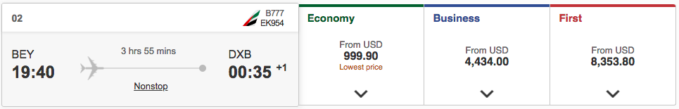 How To Upgrade An Emirates Ticket With Miles | One Mile at a Time