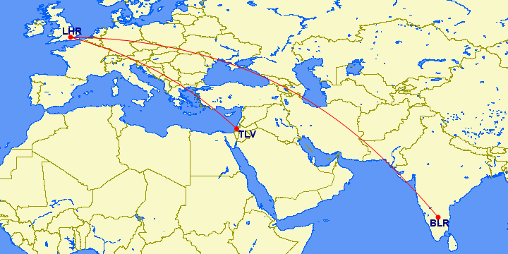 British Airways Route Map - United States Map