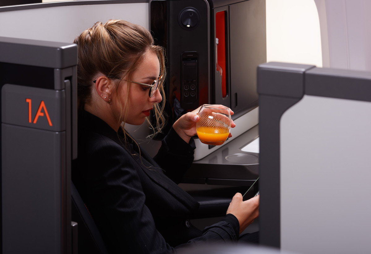 New STELIA Aerospace OPERA Business Class Seat | One Mile at a Time